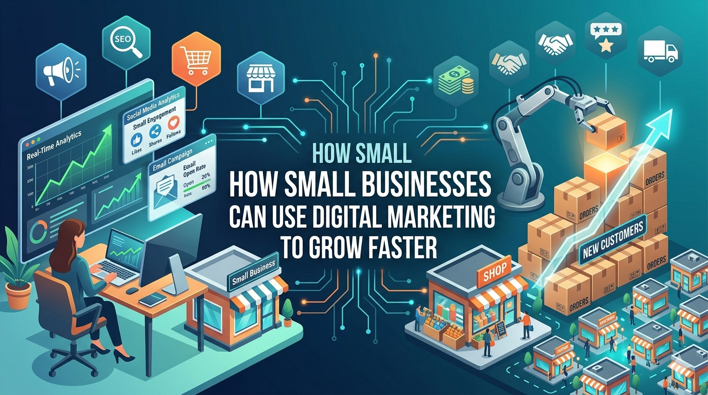 How Small Businesses Can Use Digital Marketing to Grow Faster - Caption ...