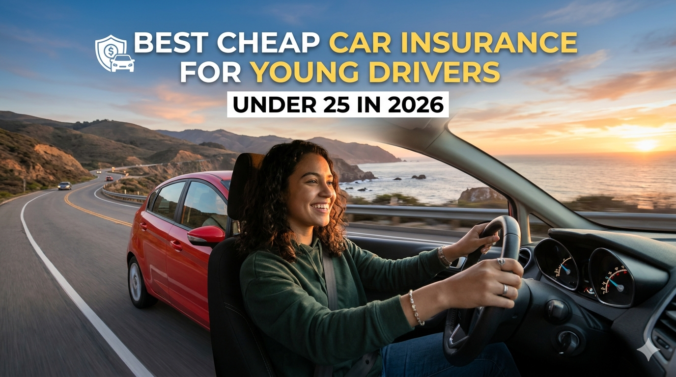 Best Cheap Car Insurance for Young Drivers Under 25 in 2026 - Caption Idea
