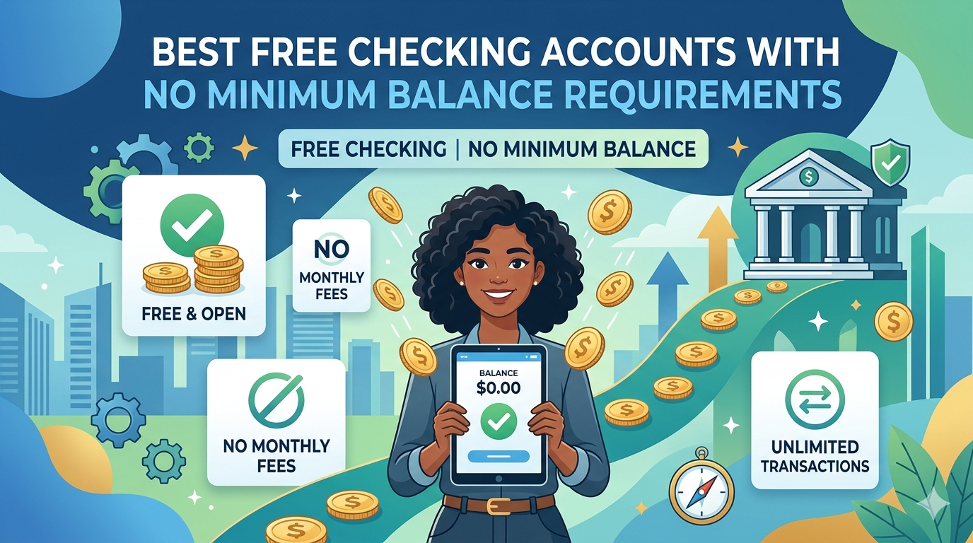 Best Free Checking Accounts with No Minimum Balance Requirements ...